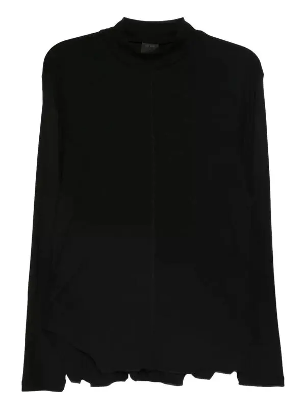 TEAM WANG DESIGN Roll-neck Top - Black