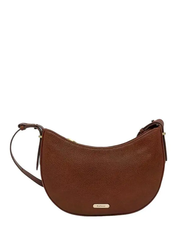 Barbour Leather Crossbody Bag - Brown