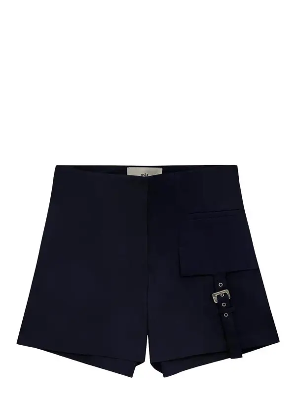 MISCI Zuleika Buckle Shorts - Blue