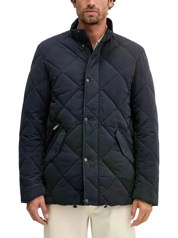 Barbour Quilted Zip Jacket - Blue