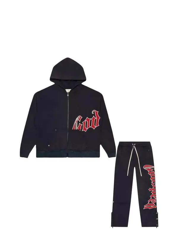 GODSPEED Og Logo V2 Embroidered Tracksuit - Blue