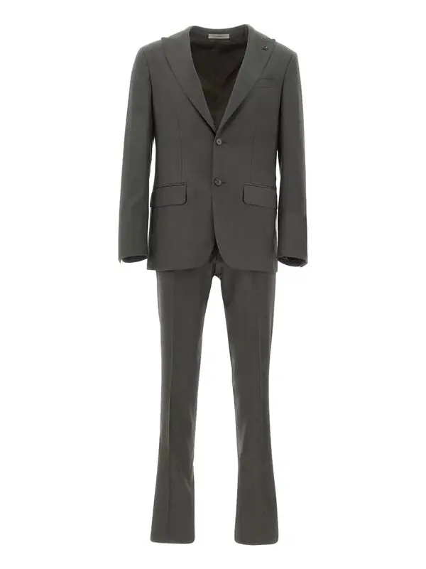 Corneliani Peak-lapels Wool Suit - Grey