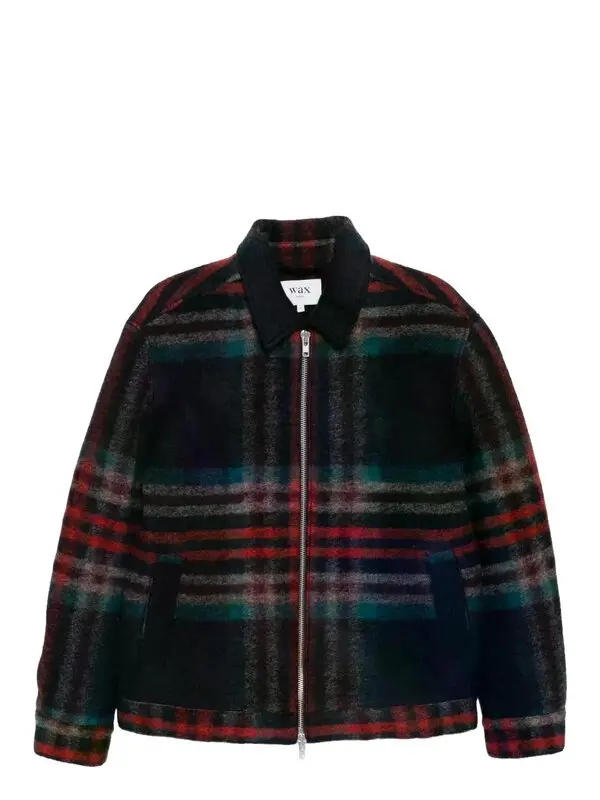 WAX LONDON Heath Plaid Jacket - Red