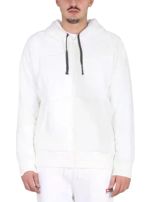 DIESEL® Zip-up Hoodie - White