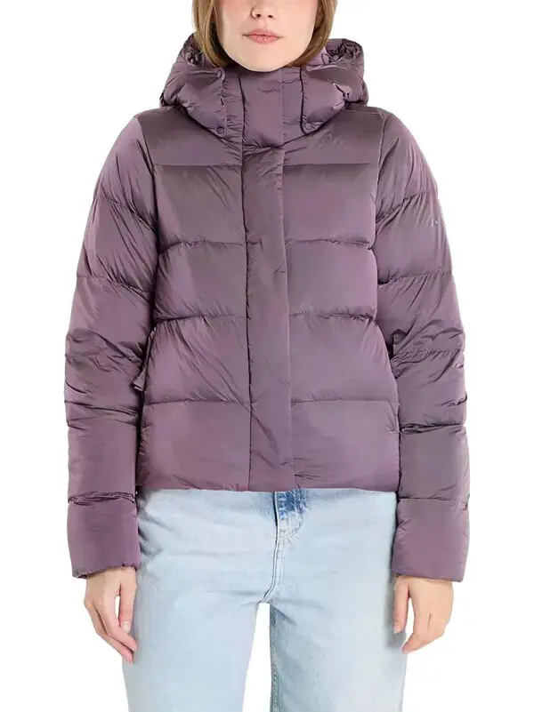 Columbia Amaze Puff Hooded Puffer Jacket - Purple