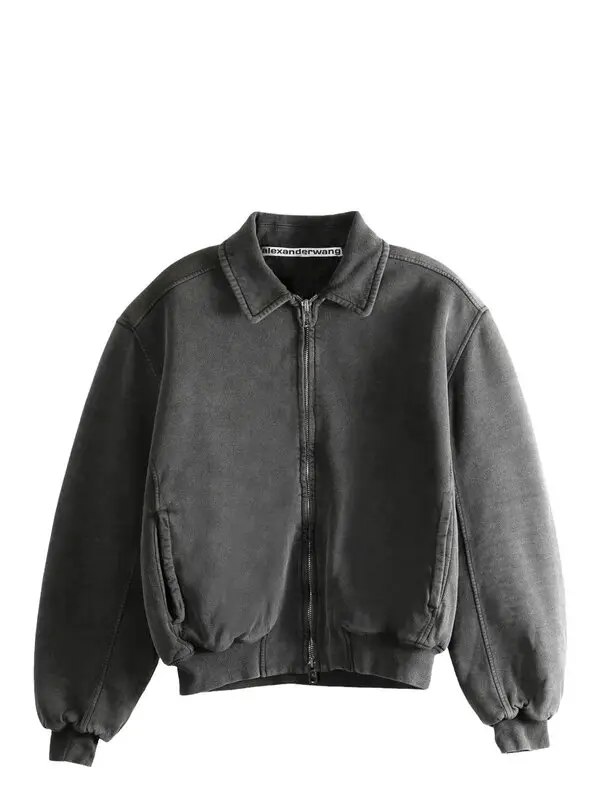 Alexander Wang Zip-fastening Bomber Jacket - Grey