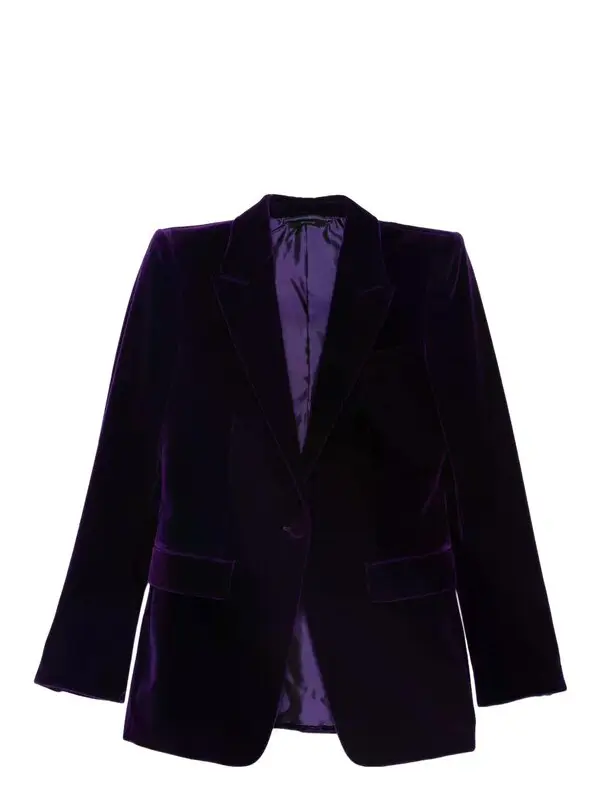 TOM FORD Single-button Blazer - Purple
