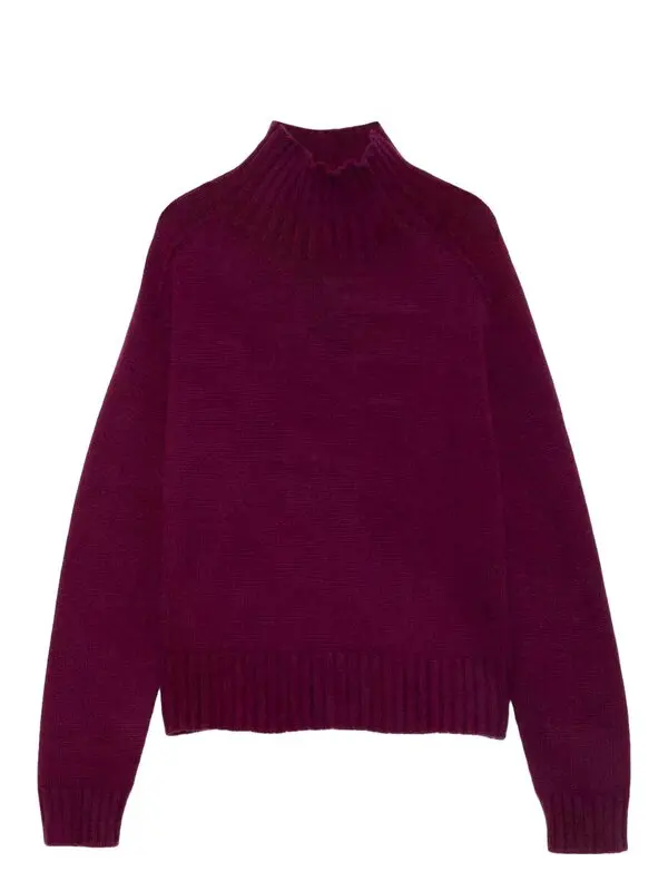 Eric Bompard High-neck Cashmere Sweater - Purple