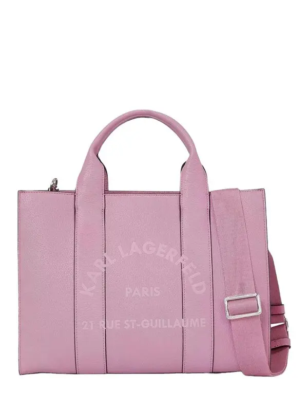 Karl Lagerfeld Rue St. Guillaume Tote Bag - Pink