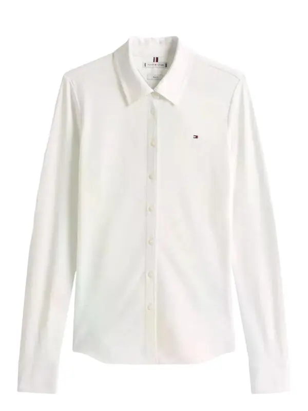 Tommy Hilfiger 1985 Long-sleeved Buttoned Shirt - White