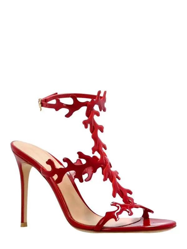 GIANVITO ROSSI 95mm Heeled Sandals - Red