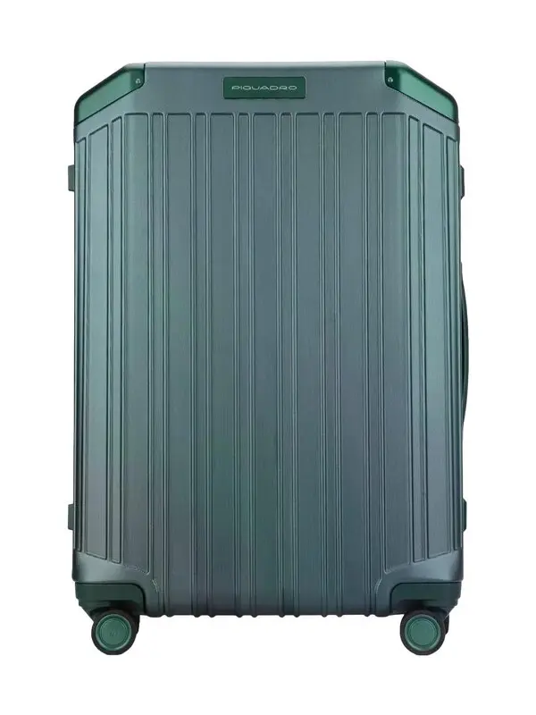 PIQUADRO Medium 4-wheel Suitcase - Green