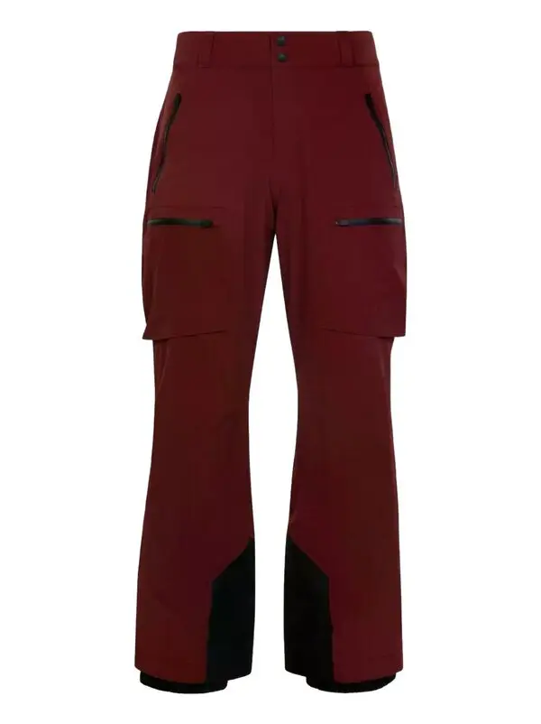 Aztech Mountain Pyramid Zip-pocket Ski Trousers - Red