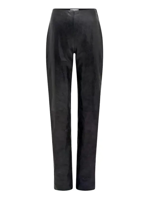 MARINE SERRE Glossy Moon Trousers - Black