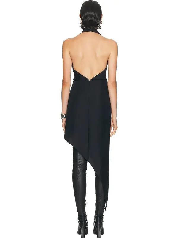 Alexander Wang Draped Halter Neck Dress - Black