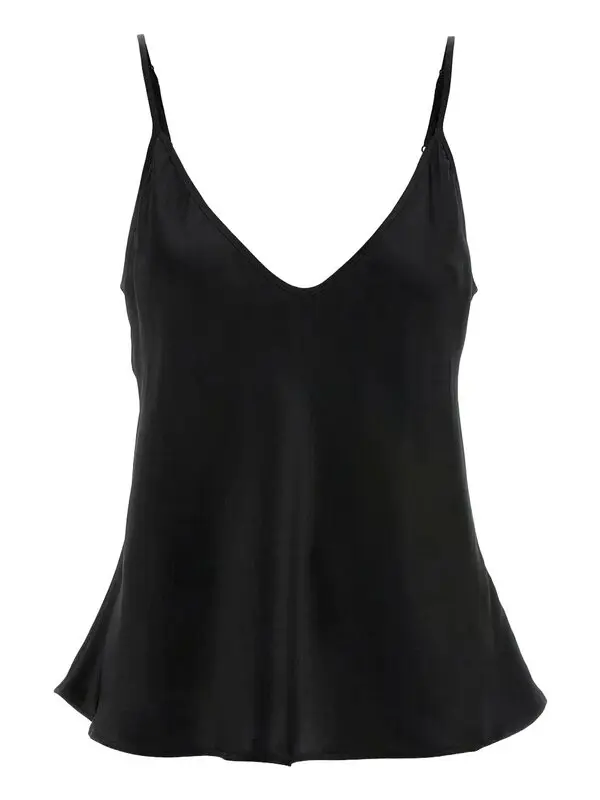 L'Agence Lexi Adjustable-straps Top - Black