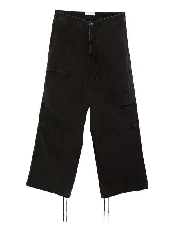 ENTIRE STUDIOS Wide-leg Trousers - Black