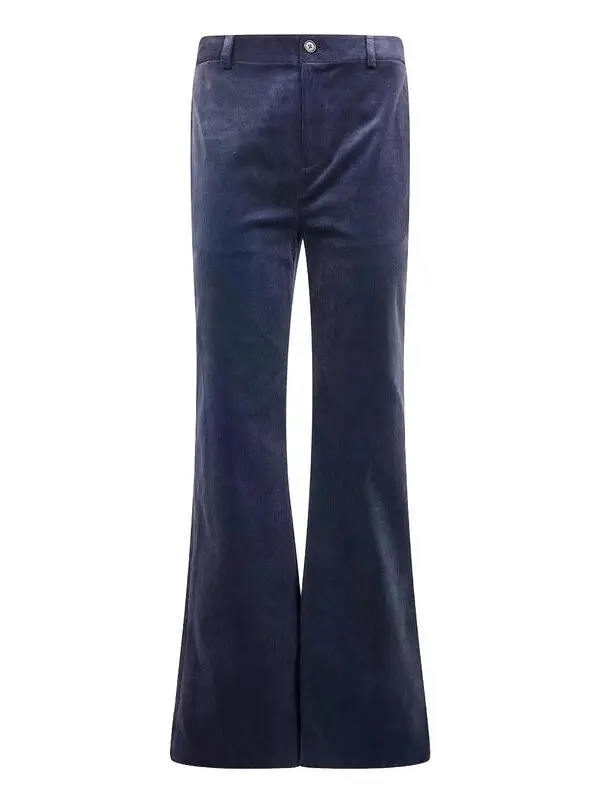 Ralph Lauren Corduroy Flared Trousers - Blue