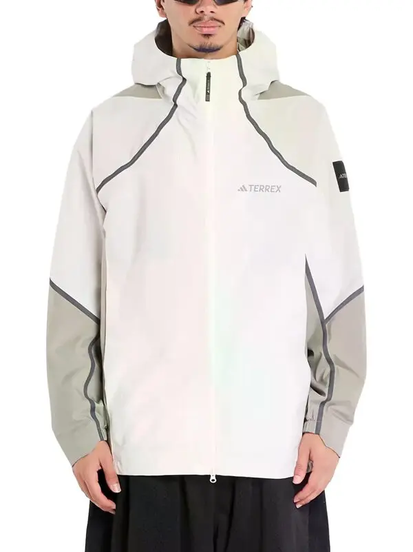 Adidas Climaproof Hooded Jacket - Neutrals
