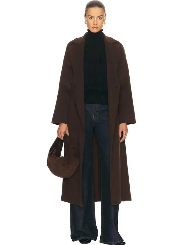Jenni Kayne Olivia Melton Coat - Chocolate