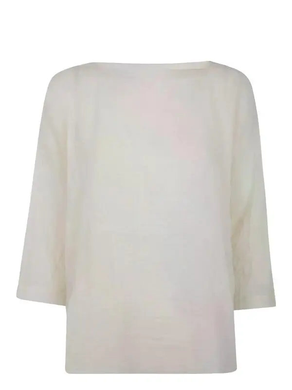 DANIELA GREGIS Boat-neck Blouse - Neutrals