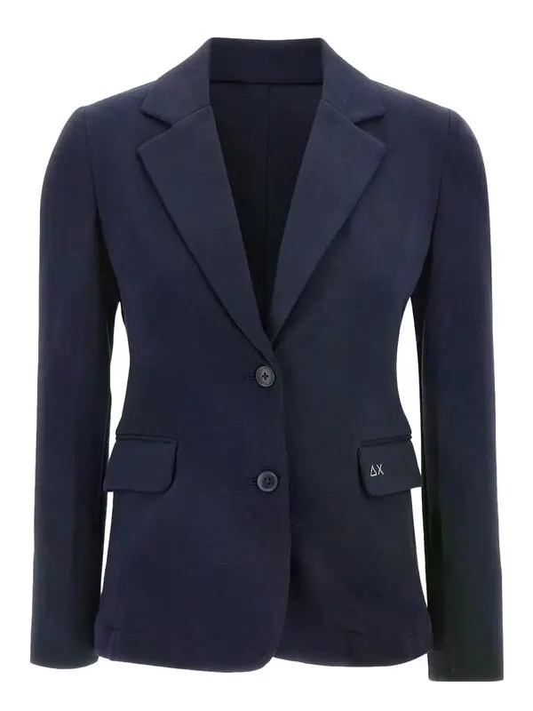 SUN 68 Notched-lapels Two-button Blazer - Blue