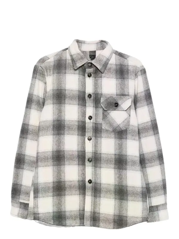 Imperial Plaid Pocket Jacket - White