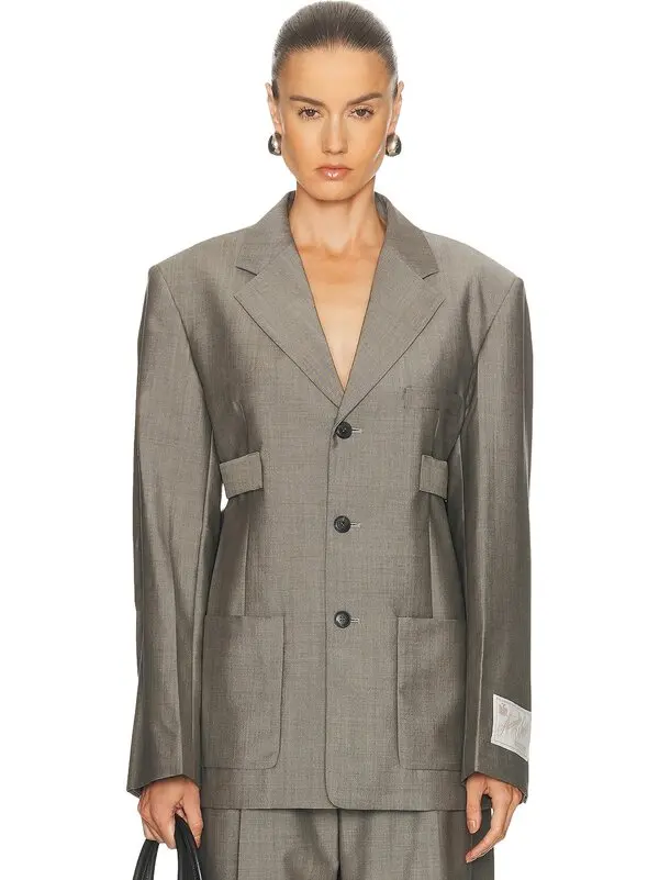 Alexander Wang Blazer - Mink Melange