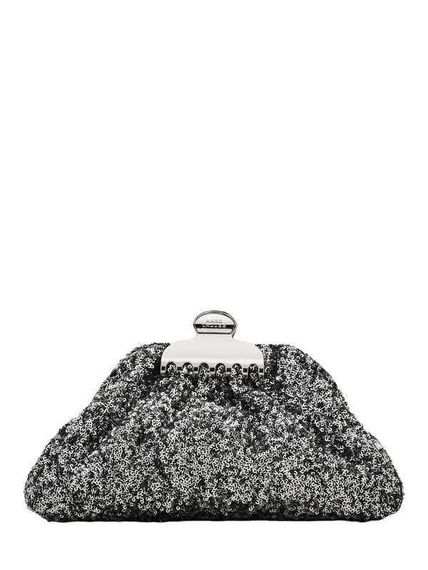 Marc Jacobs The Glam Small Clutch - Silver