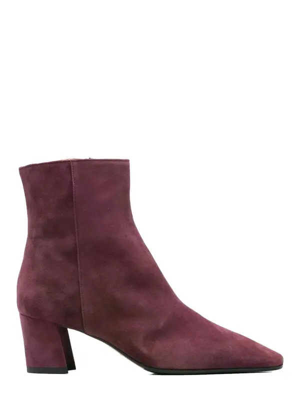 FABIO RUSCONI 55mm Saturnia Ankle Boots - Red