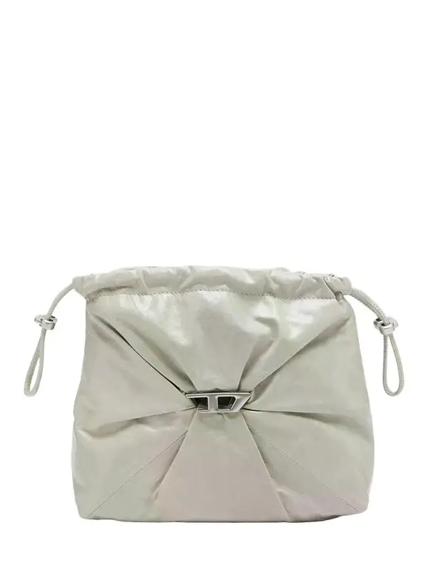 DIESEL® Leather Bucket Bag - White