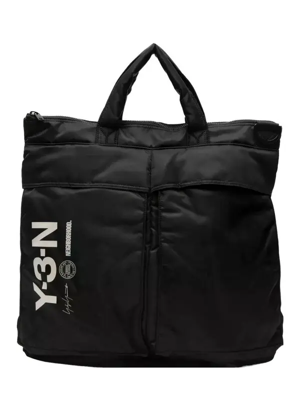 Y3 N Zip Tote Bag - Black