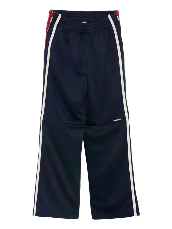 We11Done Contrast Track Pants - Blue