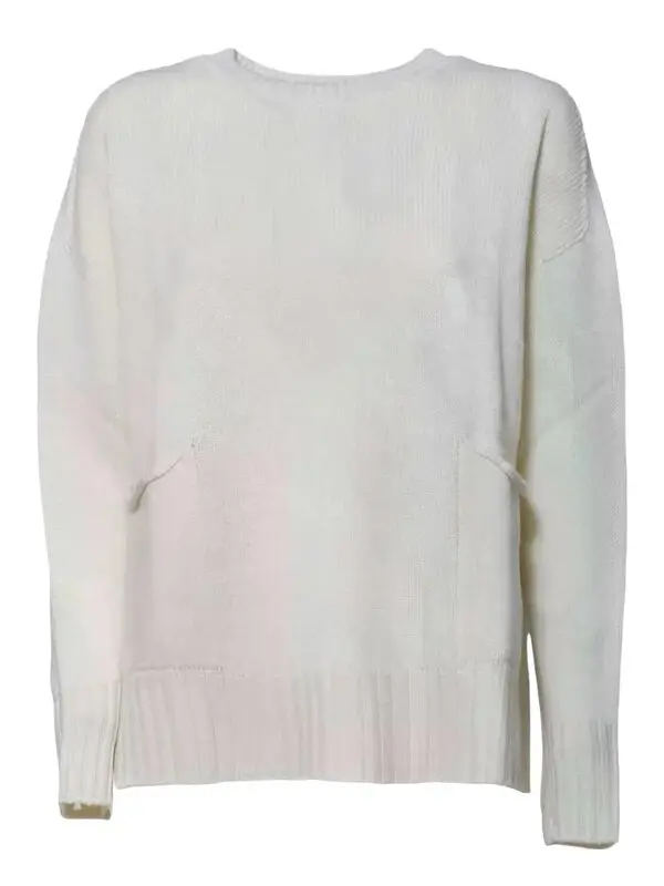 SOLOTRE Crew-neck Sweater - White