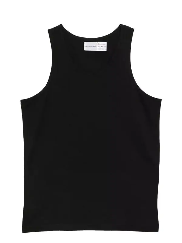 Comme Des Garçons Cotton Tank Top - Black