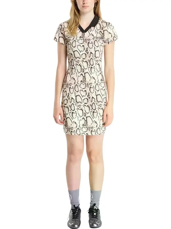 PUMA X A$ap Rocky Snake-pattern Mini Dress - Neutrals