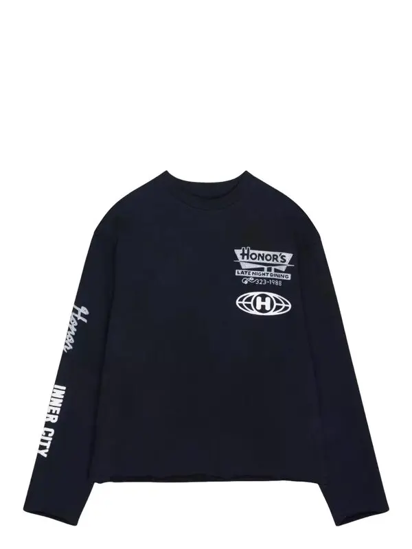 HONOR THE GIFT Logo Crew-neck T-shirt - Black