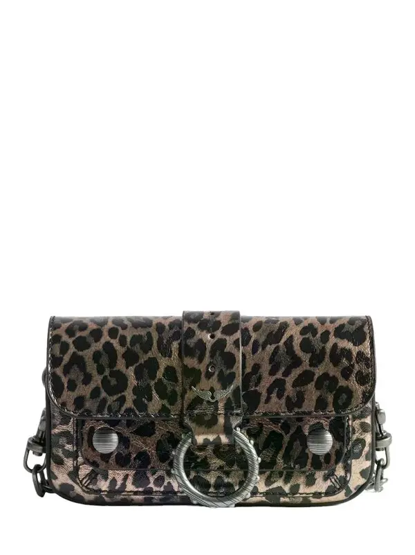 Zadig&Voltaire Kate Leopard-print Clutch - Brown