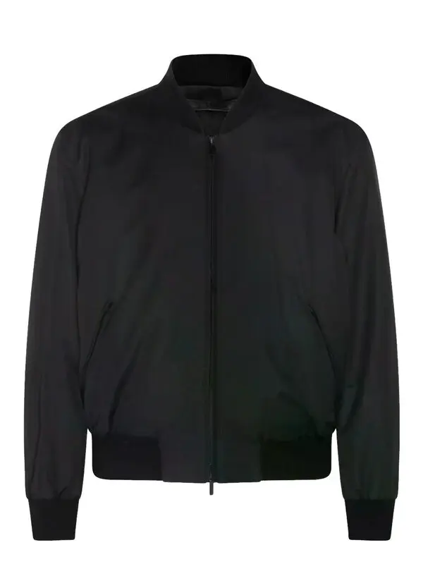 Giorgio Armani Zip-fastening Bomber Jacket - Black