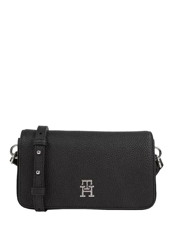 Tommy Hilfiger Logo-plaque Crossbody Bag - Black