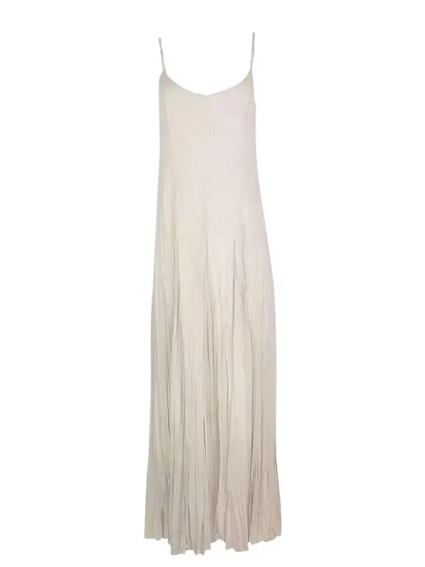 Michael Kors Pleated Maxi Dress - Neutrals