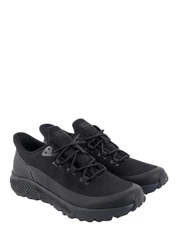 8000KICKS Trekker Ultimate Hemp Sneakers - Full Black