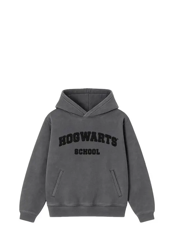 BLVCK Harry Potter X 'hogwarts' Hoodie - Charcoal