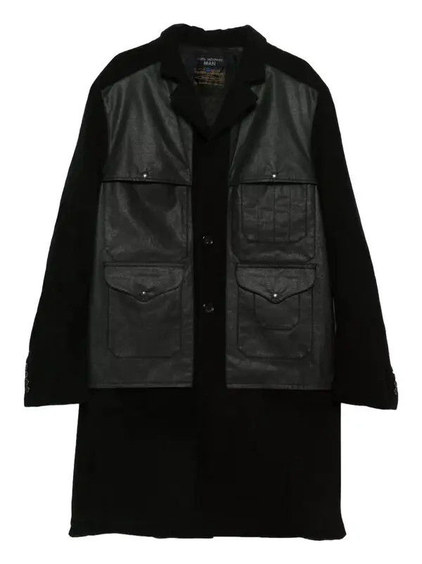 Junya Watanabe X Filson Panelled Coat - Black