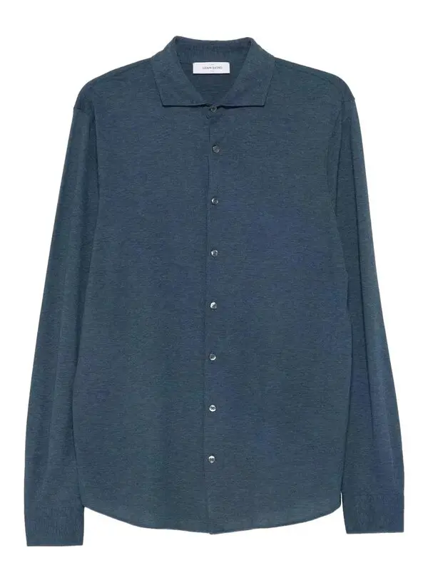 GRAN SASSO Long-sleeve Buttoned-up Shirt - Blue