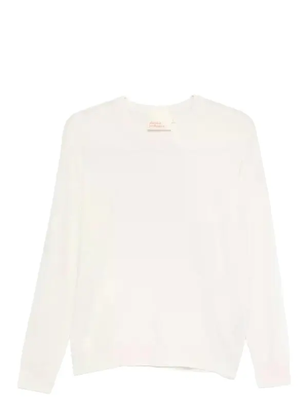 ABSOLUT CASHMERE Crew-neck Sweater - White