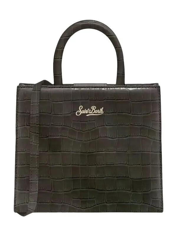 MC2 SAINT BARTH Croco-printed Tote Bag - Brown