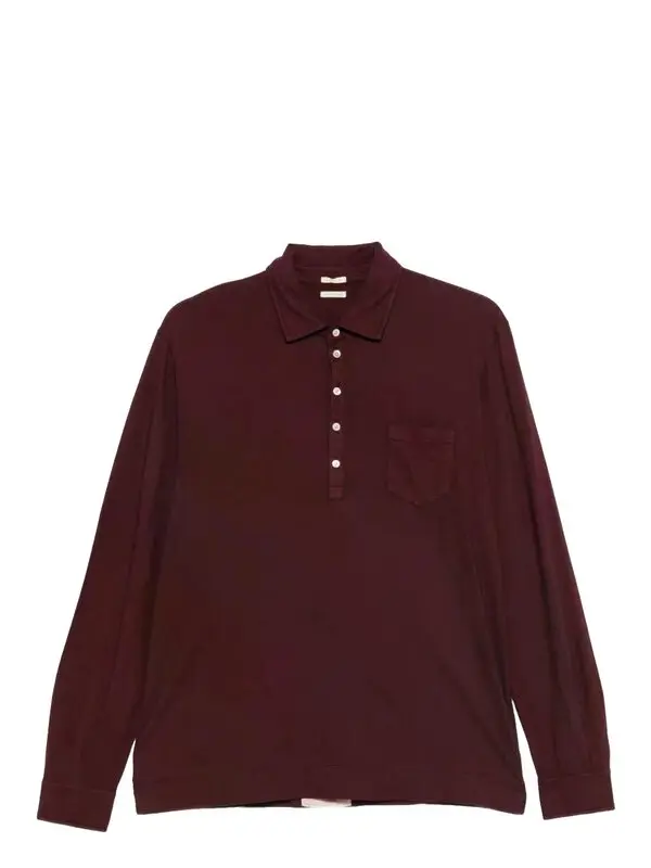 Massimo Alba Ischia Polo Shirt - Red