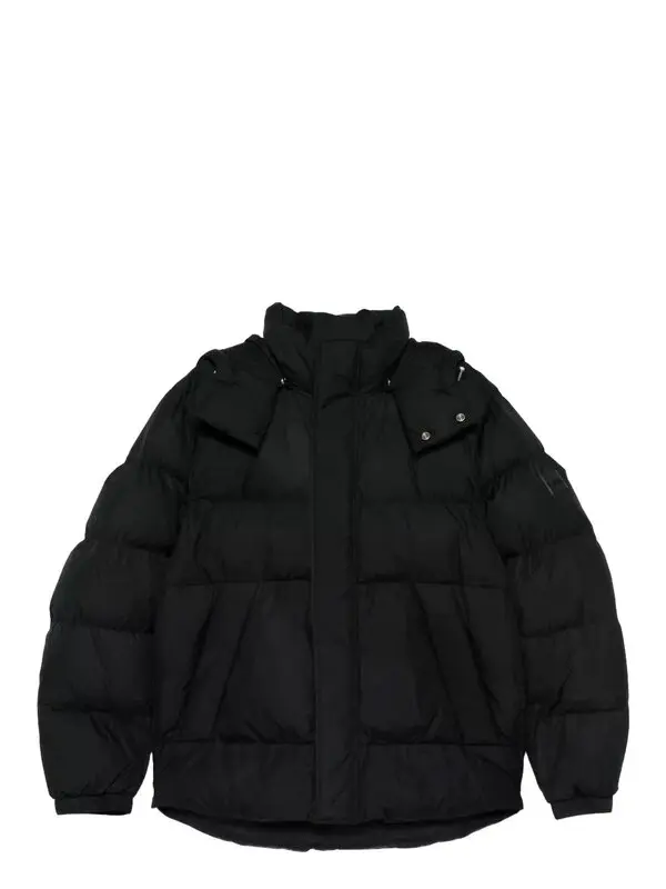 BOSS Hooded Quilted Jacket - Black
