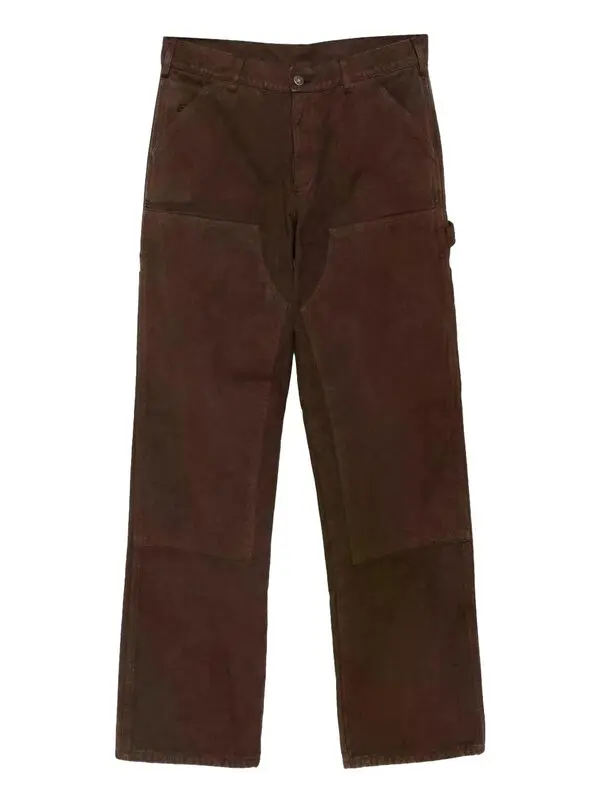 SKY HIGH FARM WORKWEAR Double Knee Pants - Brown